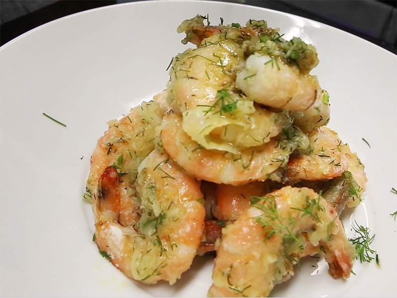 Chef Maria Loi's Peel and Eat Shrimp with Loi Garlic Potato Dip