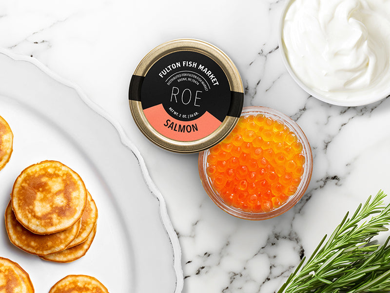 Buy Wild Salmon Roe Online | Salmon Keta Roe - Fulton Fish Market