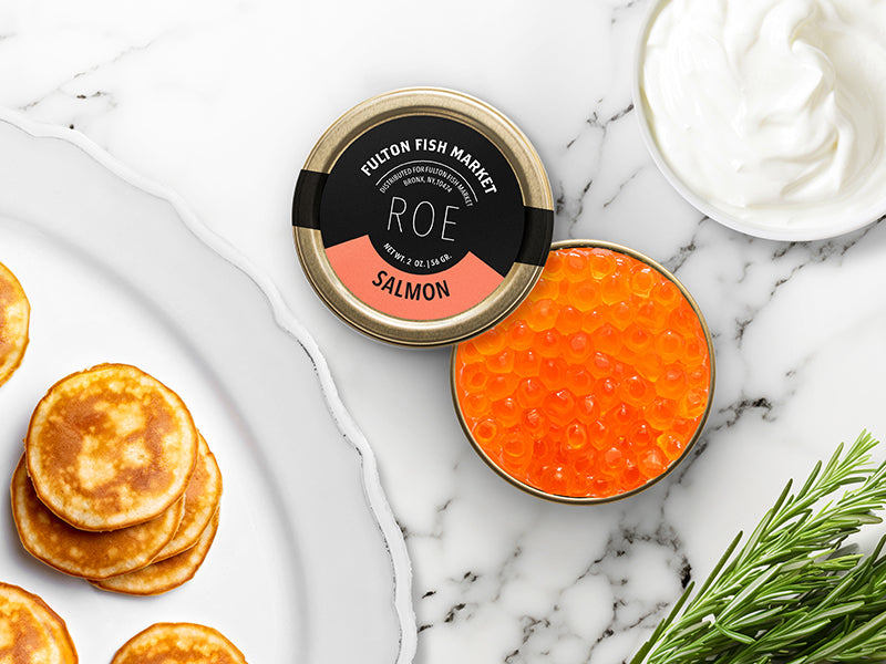 Buy Wild Salmon Roe Online | Keta Salmon Roe - Fulton Fish Market